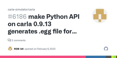Make Python Api On Carla 0913 Generates Egg File For 0914 · Issue