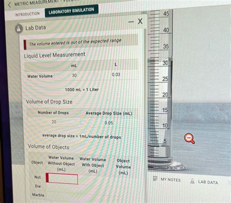 Solved Introductionlaboratory Simulationlab Datathe Volume