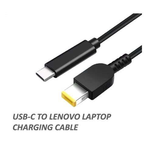Lenovo Usb C To Slim Tip Laptop Charging Cable Adapter Male Type C To