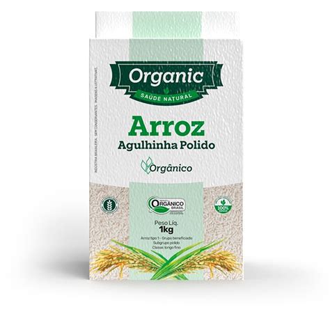 Arroz Agulhinha Polido Org Nico Kg Organic Fitoflora Produtos Naturais
