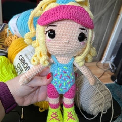 Crochet Doll Amigurumi Pattern Barbs Pdf Pattern English Inspire Uplift