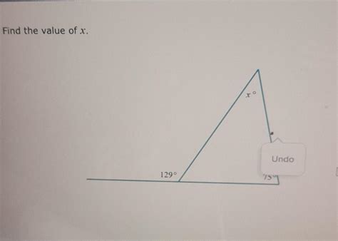 Solved Find The Value Of X Chegg