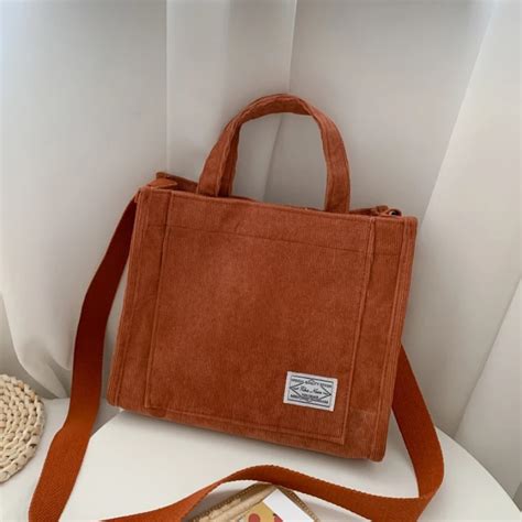 코듀로이 레트로 아트 캔버스 여성용 메신저 백 코튼 지퍼 핸드백 럭셔리 레저 핸드백 AliExpress