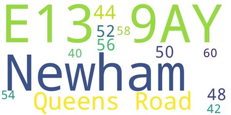 e13 9ay is the postcode for queens road plaistow greater london