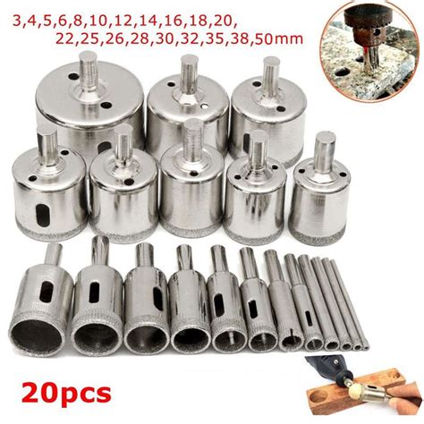 Diamond Hole Saw For Tiles Diamond Coated Glass Tile Marble Hole Opener