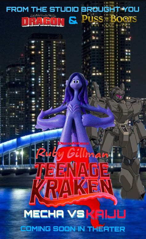 Ruby Gillman 2 Mecha Vs Kaiju 2025 Poster By Olr000 On Deviantart