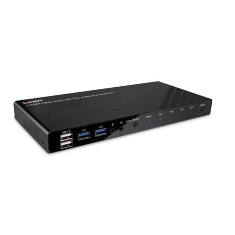 4 Port HDMI 4K60 USB 3 0 Audio KVM Switch KVM From Lindy UK