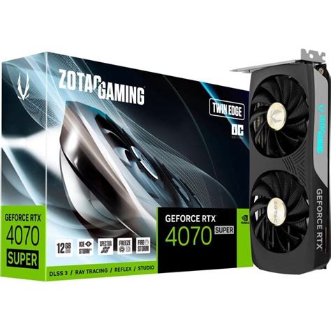 Видеокарта ZOTAC GeForce RTX 4070 SUPER 12GB GDDR6X Twin Edge OC ...