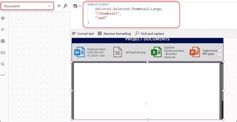 view word excel and powerpoint files in power apps pdf contro