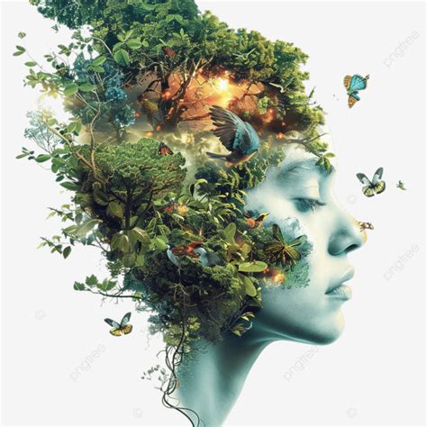 자연과 인류의 초현실적인 그림 검정색과 흰색 그림 장미 Png 일러스트 및 이미지 에 대한 무료 다운로드 Pngtree