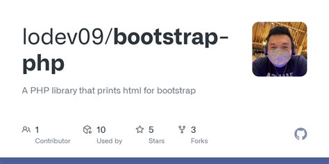 GitHub Lodev Bootstrap Php A PHP Library That Prints Html For Bootstrap
