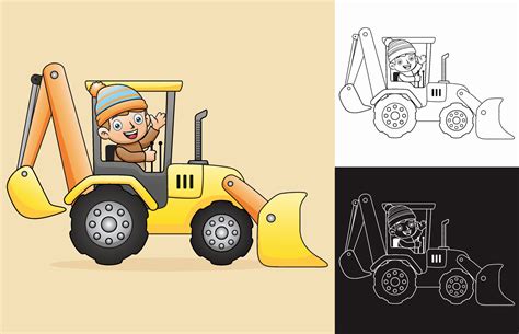Backhoe Loader Coloring Page At Matthew Driscoll Blog