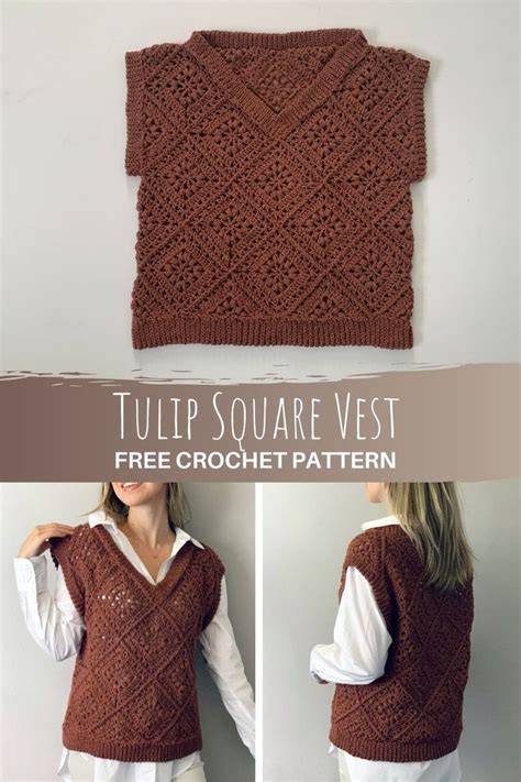 Plus Size Crochet Cardigan In 2024 Crochet Vest Crochet Vest Pattern