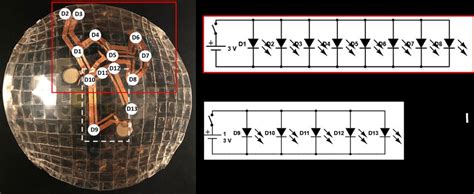 Circuits Design Left Circuit On Hemisphere Right The Equivalent