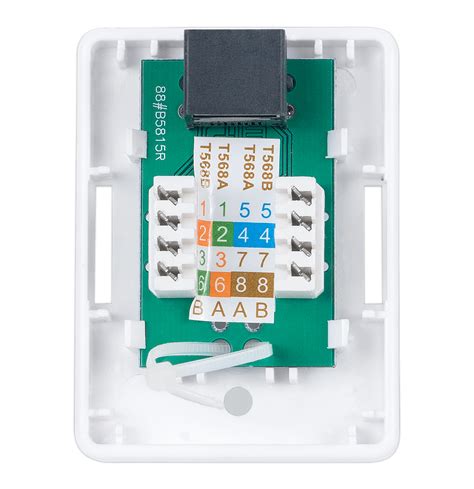 Cabeus WS 8P8C Cat 5e 1 Розетка компьютерная RJ 45 категория 5e