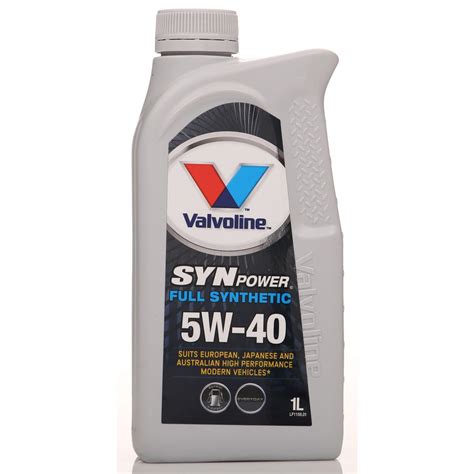 Valvoline Full Synthetic Synpower Engine Oil 5w 40 1l