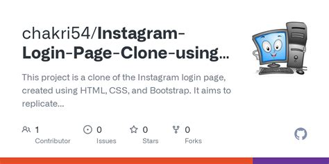 Github Chakri Instagram Login Page Clone Using Html Css This Project Is A Clone Of The