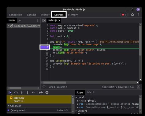 How To Debug Nodejs Using Chrome Devtools And Watchers Logrocket Blog