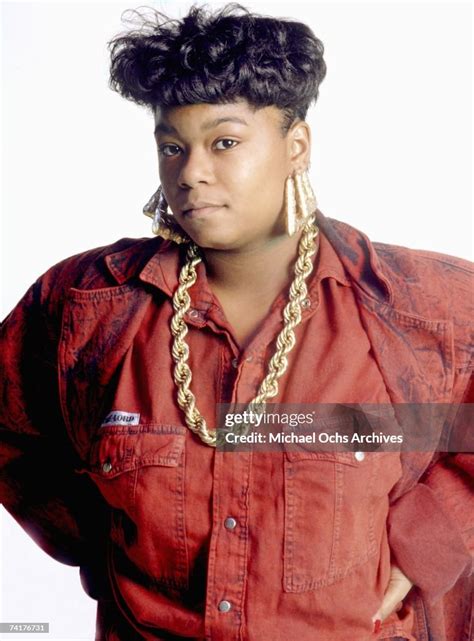 Female Rapper Roxanne Shante Poses For A Portrait Session On August 9