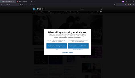 Anti Adblock In Allmusic Issue Ublockorigin Uassets Github