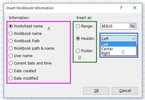 How To Insert Current Date And Time In Excel Cell Header Footer