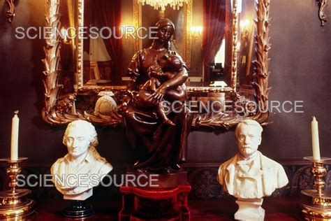 Busts Of Louis Pasteur And His Wife Stock Image Science Source Images