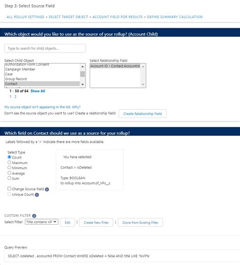 Count Contact Records With A Filter Applied Rollup Helper Use Case