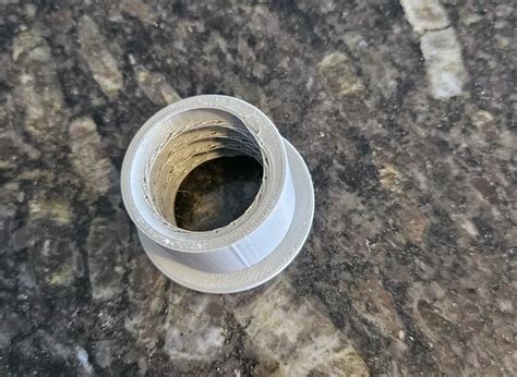 Coupler For Threaded Flexible Hose Parametric Customisable Openscad By
