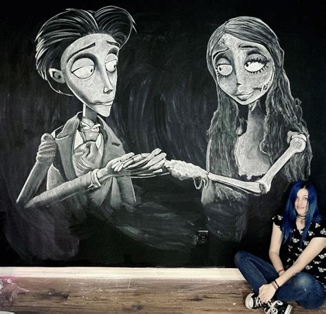 Corpse Bride Emily And Victor Drawing
