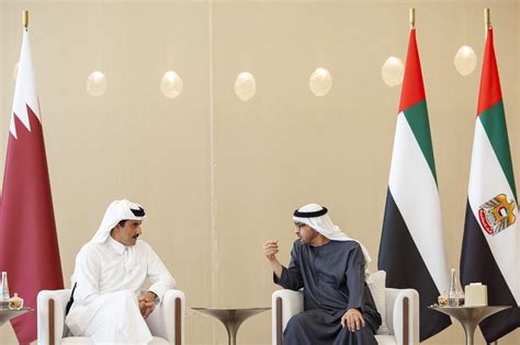 رئيس الدولة وأمير قطر يبحثان المقترح الأمريكي بشأن غزة ويؤكدان دعمهما