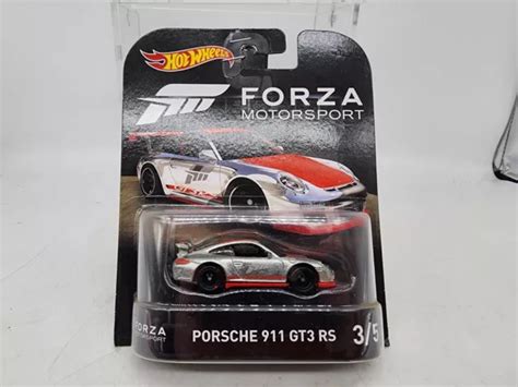 Hot Wheels Forza Motorsport Porsche 911 Gt3 Rs 35 Rouge Et Argent Voir