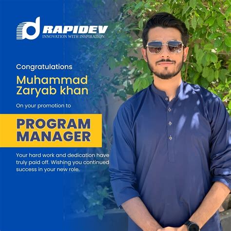 Muhammad Zaryab Khan On Linkedin Thank You So Much Rapidev For The