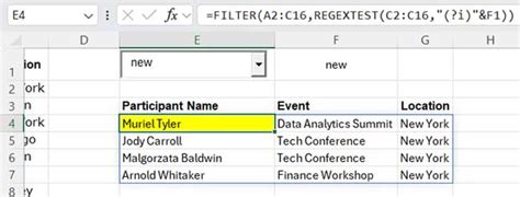 Real Time Excel Filtering Using Combo Box And Filter Function