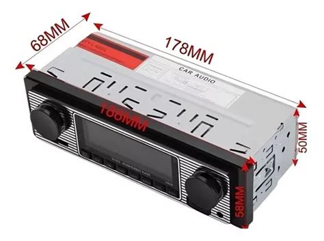 Radio Retro Bluetooth Usb Celular Fusca Kombi Passat Opala à Venda Em