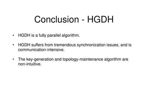 Ppt The Performance Of Group Diffie Hellman In Simulated Ad Hoc