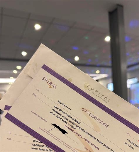 Sofitel Manila Dinner Buffet Spiral Tickets And Vouchers Vouchers On