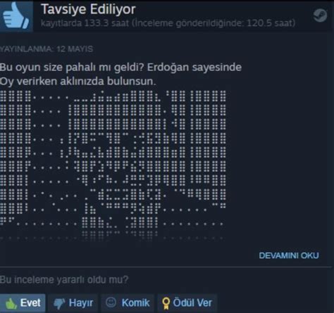 Türk Oyuncuların Steamde Fiyat Pahalılığına Vurgu Yapmak Için Yazdığı