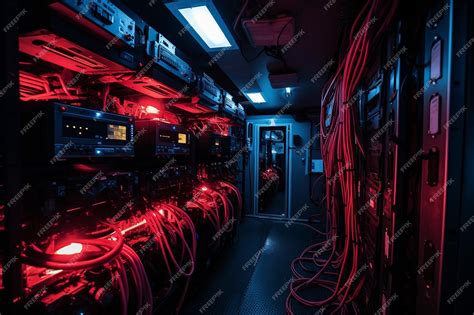 Premium Photo Close Up Of A Server Room Fire Suppression System