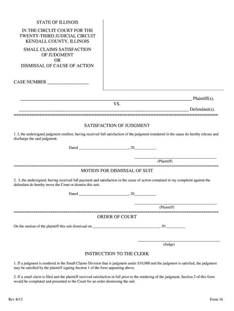 Fillable Online Co Kendall Il TWENTY THIRD JUDICIAL CIRCUIT Fax Email