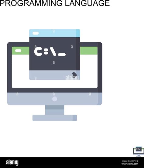 Programming Language Simple Vector Iconperfect Color Modern Pictogram On Editable Stroke