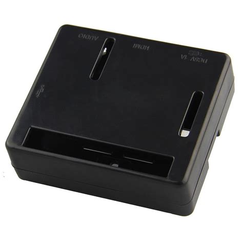 Plastic ABS Case Box For Raspberry Pi A Model With Ventilation DarkOct