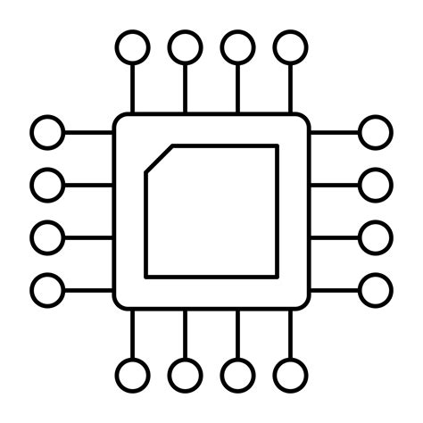 A Perfect Design Vector Of Microchip 13018910 Vector Art At Vecteezy