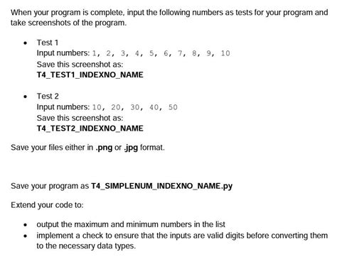 Solved Secondary School Python Programming Need