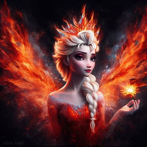 Fire Elsa By Alluring Artwork On Deviantart
