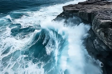 虚拟城市ai数字艺术 虚拟城市自然风光写实风格海浪撞击悬崖深蓝色海洋白色浪花商业照片 Ai图片免费下载 Png格式 4032像素 编号72049091 千图网