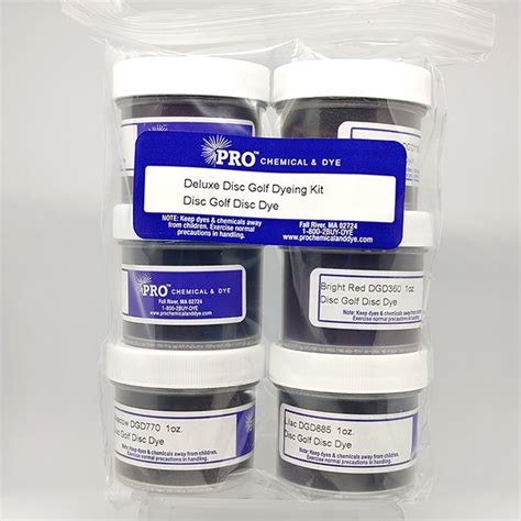 Pro Chemical And Dye Deluxe Disc Golf Dyeing Kit Rare Discs Disc