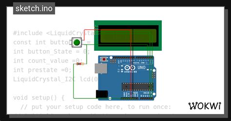 Button Counter Wokwi ESP STM Arduino Simulator