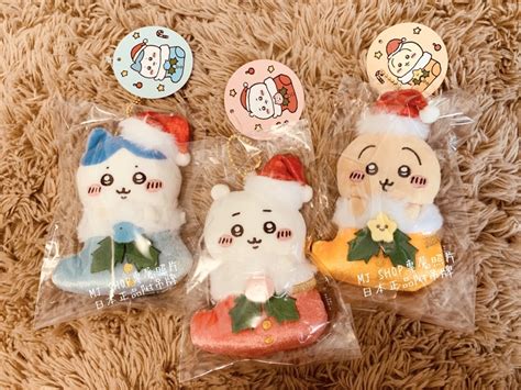 ‼️現貨‼️日本正品附吊牌‼️ちいかわchiikawa ナガノ吉伊卡哇超可愛初版聖誕節系列 聖誕裝扮 聖誕襪 蝦皮購物