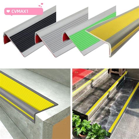 Cymx 100cm Anti Slip Strip High Quality Angle Step Edge Safety Rubber
