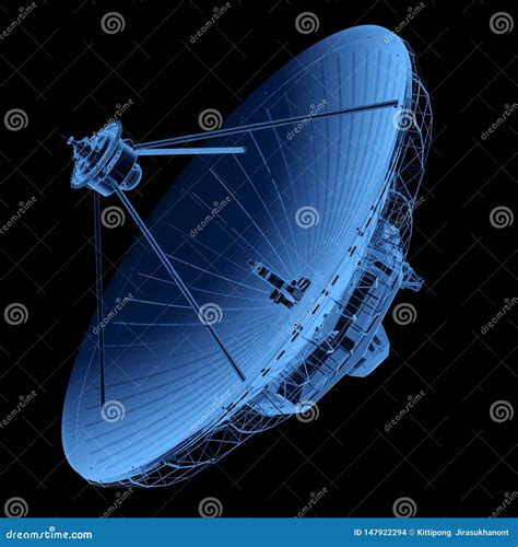 Antena Parab lica Do Raio X Antena Ilustração Stock Ilustração de